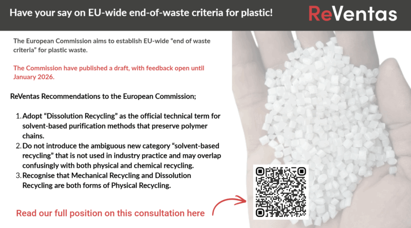 ReVentas position on End of Waste Criteria
